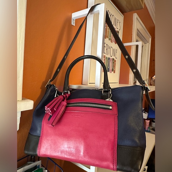Coach | Bags | Coach Legacy Colorblock Molly Satchel Shoulder Bag Nwot ...